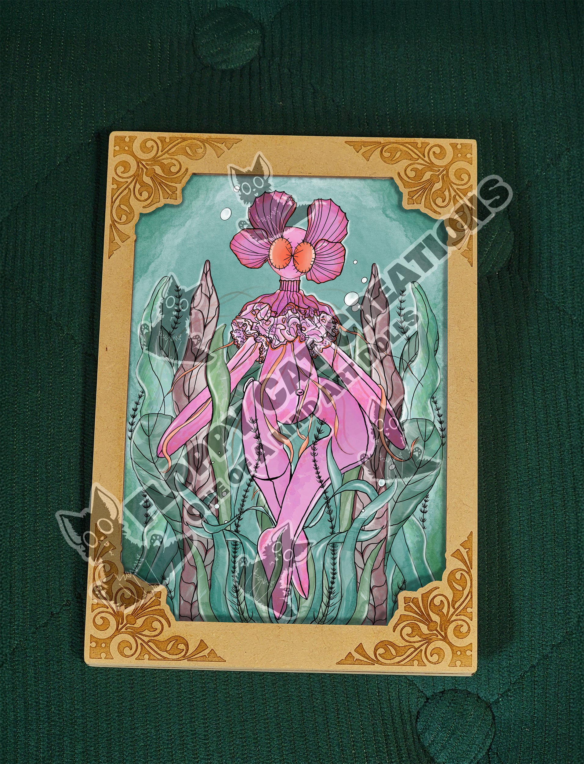 "JellyPunk Under The Sea" Art Print – Floppy Cat Creations